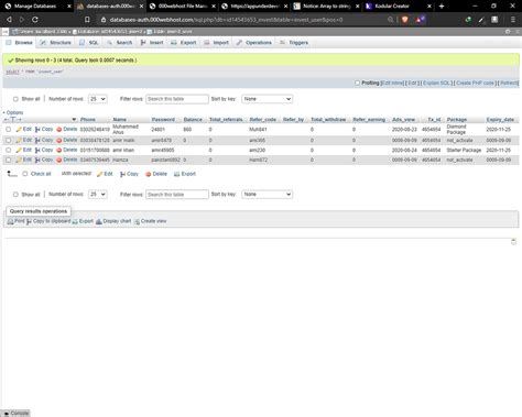 Get All Column And Table Value In Mysql Discuss Kodular Community