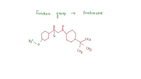 SOLVED What Functional Groups Are In Avobenzone Check All That Apply Ether Aldehyde Ketone