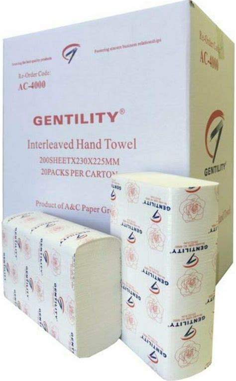 Paper Hand Towel Interfold Premium 200pack 16pktscarton