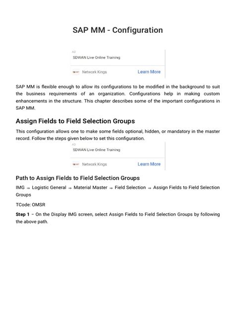 Sap Mm Configuration Pdf Software Computer Science