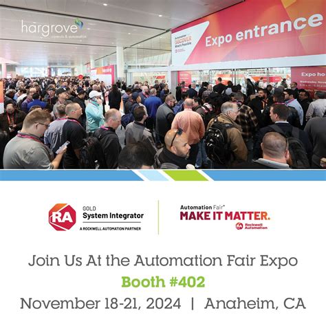 Hargrove Controls And Automation On Linkedin We Hope To See You At Rockwell Automations