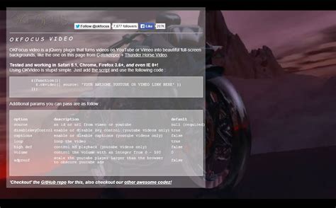 Full Screen Html Video Background