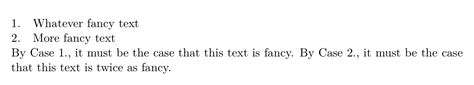 Enumitem How To Prevent Cleveref From Picking Up The Separator In