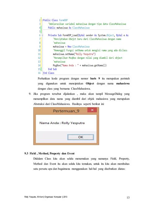 Part 8 Object Oriented Programming Pdf