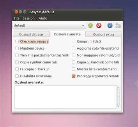 grsync tool per mantenere sincronizzate due directory linux freedom