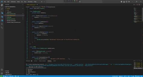 Ritwika Mahapatra On Linkedin Heres My Task 3 Project Atm Interface