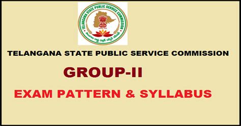 TSPSC Group Syllabus Exam Pattern PDF Download In Telugu