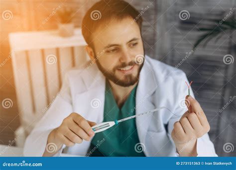 Gynecology Consultation Doctor Explaining Iud Concept Birth Control