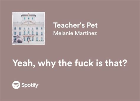Teacher S Pet Citas De Canciones Lyrics Letras De Canciones Canciones