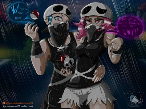 Pokemon Team Skull Grunts At Po Town By DarkMirrorEmo On DeviantArt