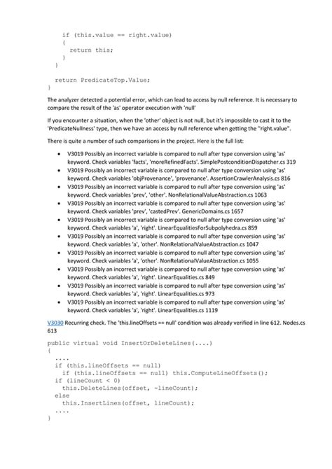 Analysis Of Microsoft Code Contracts Pdf Programming Languages