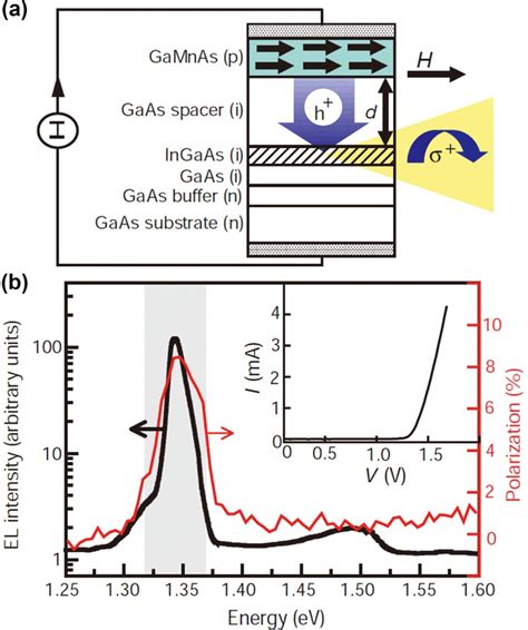 A Electrical Spin Injection In An Epitaxially Grown Ferromagnetic Download Scientific Diagram