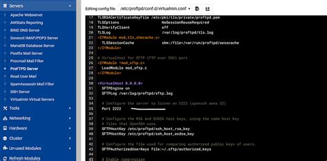 No Sftp Connection With Filezilla Virtualmin Virtualmin Community