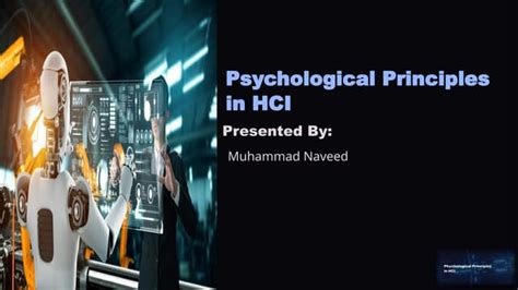 Psychological Principles In Hci 🧠💻 📱🧩 Pptx
