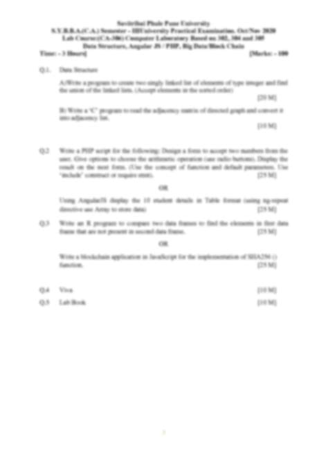 SOLUTION Bca Practical Slips Studypool