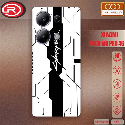 Jual 2 PCS Xiaomi Poco M6 Pro 4G Garskin Case Stiker Protector Free Customs Gambar Variasi Dan