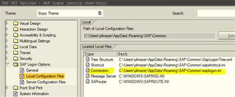 sap systems list in eclipse from sap logon pad