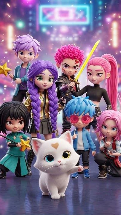 Kpop Korean 데몬헌터스 고양이 귀여운 Kpopsongs 즐거움 나만의헌터스 개성 Youtube