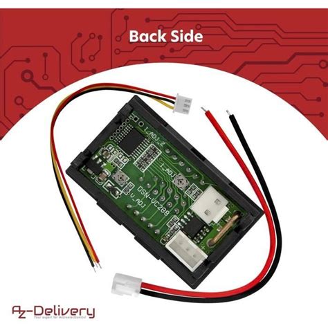 Dsn Vc288 Module Ampèremètre Voltmètre Avec Led Affichage Compatible Avec Arduino Et Raspberry