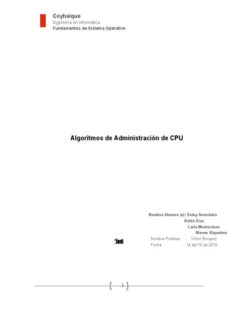 Algoritmos De Planificacion Descargar Gratis Pdf Unidad Central De Procesamiento Sistema