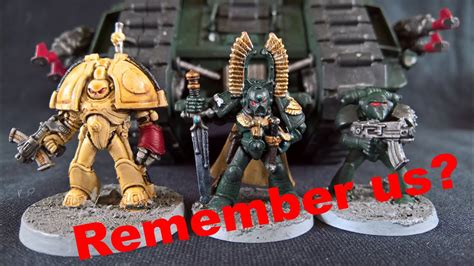 Dark Angels 9th Ed Army Using Rogue Trader Models Youtube