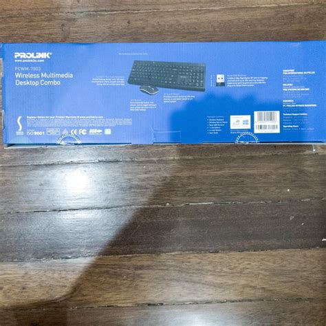Prolink Wireless Keyboard And Mouse Set Computers And Tech Parts
