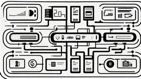 Premium Ai Image Interconnected Network Devices And Information Flow