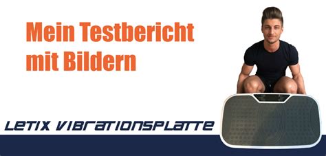 Letix Vibrationsplatte Mein Erfahrungsbericht 2020