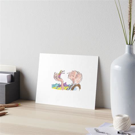 Bfg And Sophie 3 Roald Dahl And Quentin Blake Art Board Print For