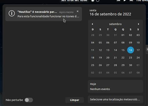 view notification text in notification center r gnome