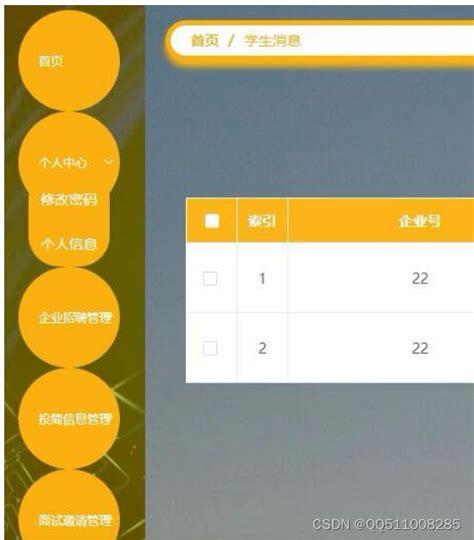 nodejs vue 大学生就业管理系统 csdn博客
