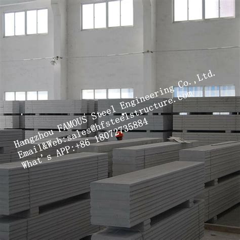 Soundproof Insulated Precast Fasec Prefab I Panel For Steel Modular House Wall System Doors