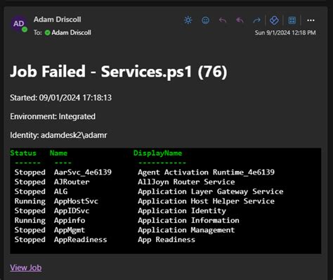 powershelluniversal triggers email powershell module powershell