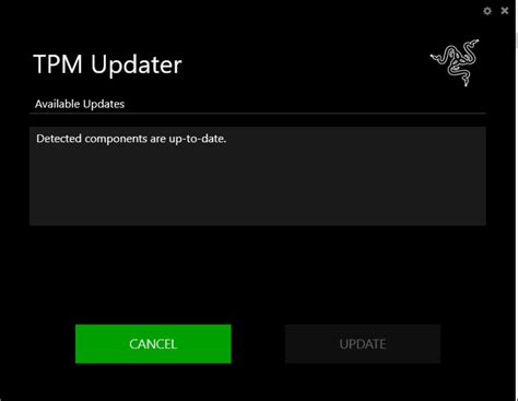Razer Blade Infineon Trusted Platform Module TPM Firmware Updater INTEL SA