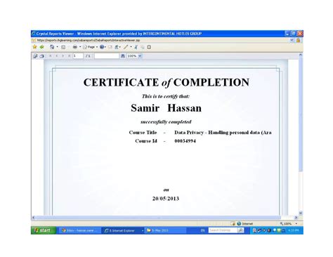 Data Privacy Certificate Ppt