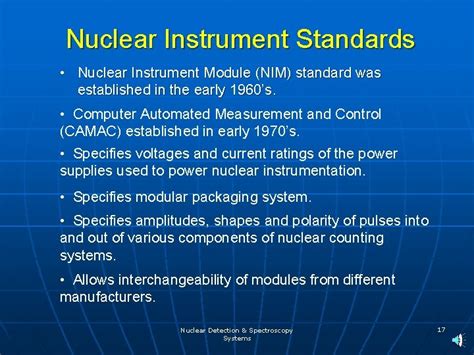 An Introduction To Nuclear Radiation Detection And Spectroscopy