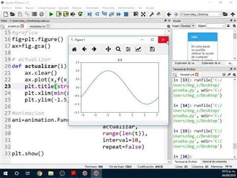 Animación D Matplotlib Python YouTube
