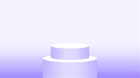 화장품 쇼케이스를 위한 3d 받침대 실린더 서클 퍼플 소프트 포디움 서클 스테이지 퍼플 파스텔 소프트 컬러 광고 복사 공간 플랫폼 1단계 제품 디스플레이를 위한 포디움