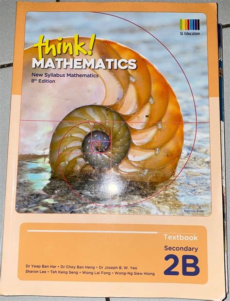 Sec 2 Math Textbook Hobbies And Toys Books And Magazines Textbooks On