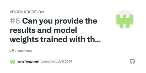 Can You Provide The Results And Model Weights Trained With The VoD Dataset Issue VDIGPKU