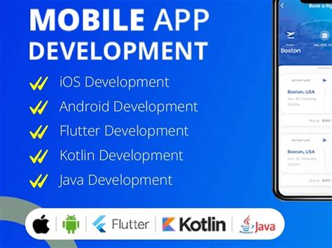 Mobile App Development Android App Ios App Flutter Upwork