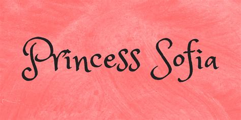 Font Princess Sofia Download And Install On The Web Site