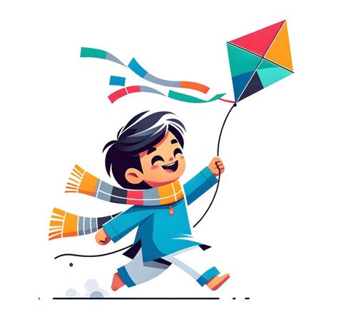Premium Ai Image Makar Sankranti Kite Flying Festival In India