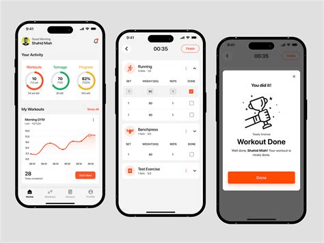 Betterfit Fitness And Workout Tracking App Uiandux Design By Shahid Miah Ui Ux Designer For