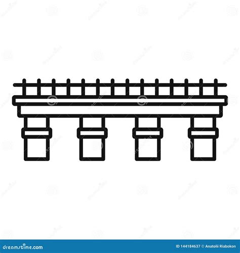 Metal Bridge As Structure For Spanning Physical Obstacle Vector Set 205770416