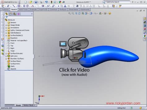 SolidWorks Video Tip Layout Sketches And Planes RickyJordan Com