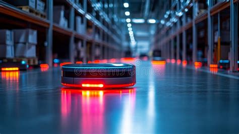 Autonomous Mobile Robots Operating In A Highly Automated Warehouse Environment During Nighttime