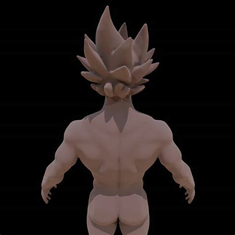🐉 Goku Dragon Ball Nude Fan Art Stlfbx Nsfw・ 3d File For 3d Printing・cults
