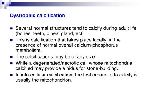Ppt Pathologic Calcification Powerpoint Presentation Free Download Id3545884