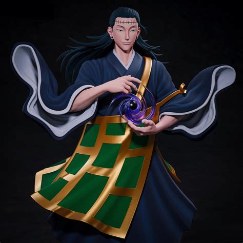 Jujutsu Kaisen Suguru Geto Cursed Spirit Commander Stl Statue 3d